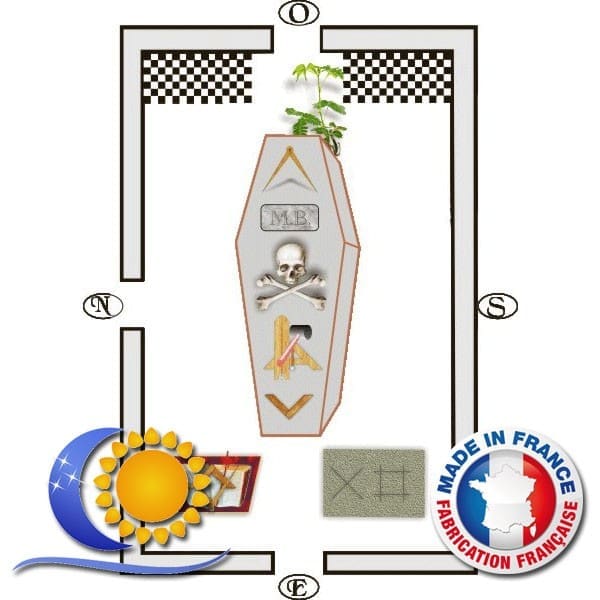 Tableau de loge 3e degré REAA chez Lune et Soleil Fabriquant et im...